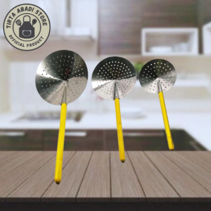 Jual SEROK STAINLESS MURAH / PENIRIS GORENGAN MURAH / SEROKAN STENLIS ...