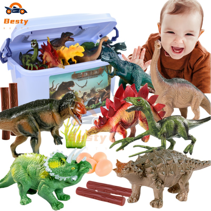 Jual Besty 58pcs Simulasi Mainan Hewan Kecil Binatang Mainan Dinosaurus ...