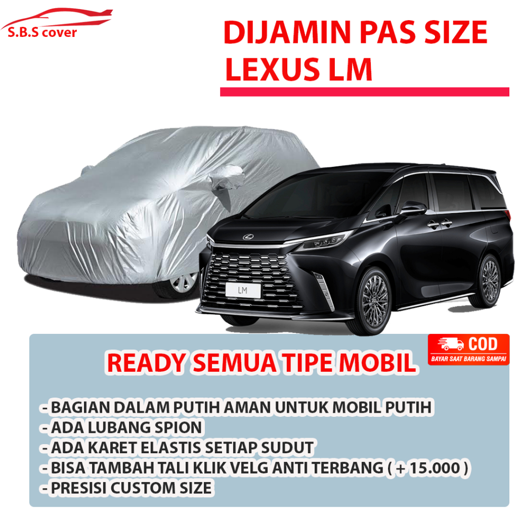 Jual LEXUS LM Body Cover Mobil LEXUS Sarung Mobil LEXUS LM Mobil lexus ...