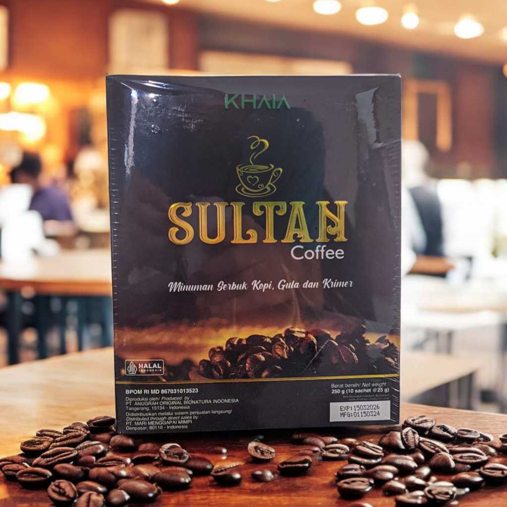 Jual Kopi Sultan / Sultan Coffee Stamina Pria By Khaia Original Bpom 1 Box 10 Sachet | Shopee ...