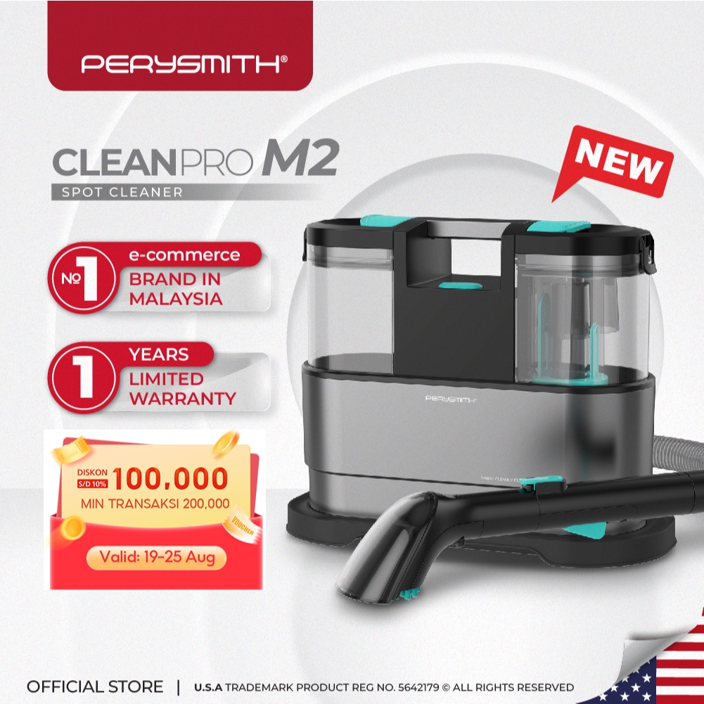 Jual PerySmith M2 Suction Wet Vacuum Cleaner Spot Cleaner Multifungsi ...