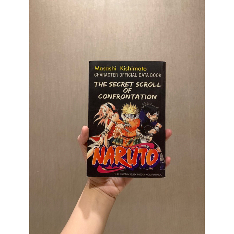 Jual Komik Naruto The Secret Scroll of Confrontation Official Data Book ...