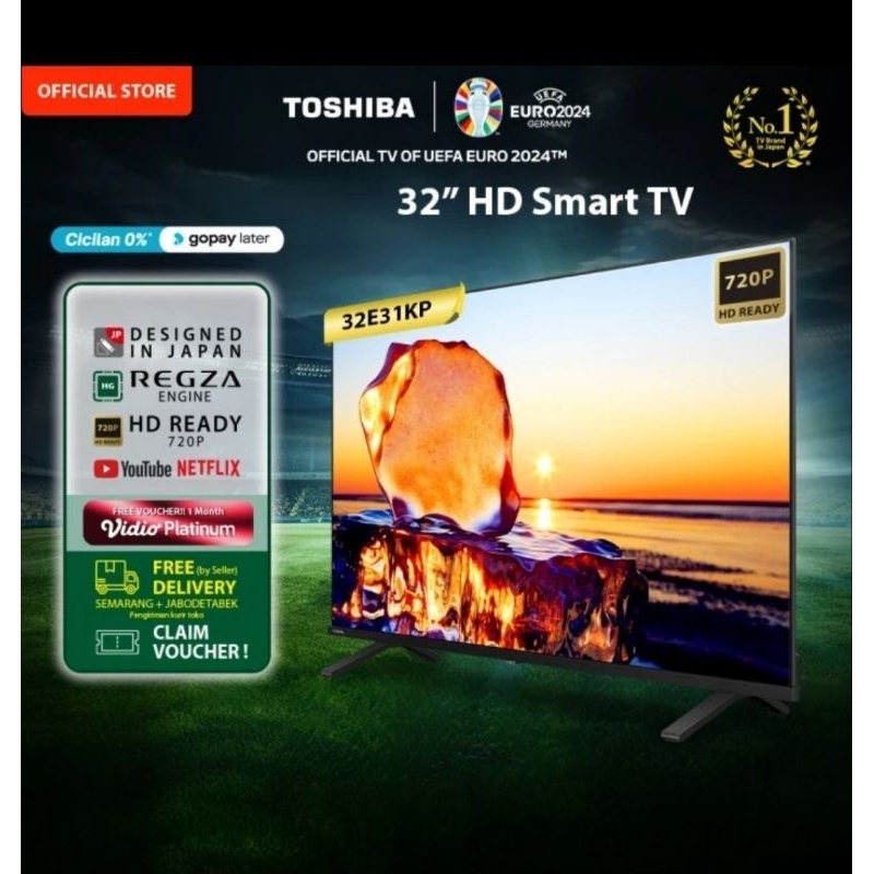 Jual Toshiba Tv 32E31KP Smart Youtube Netflix Digital Tv | Shopee Indonesia