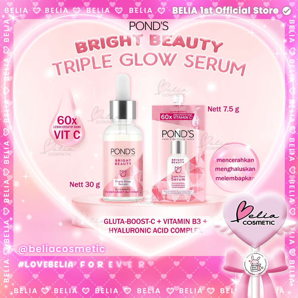 Jual BELIA POND'S Triple Glow Serum Series | Mencerahkan, Menghaluskan ...