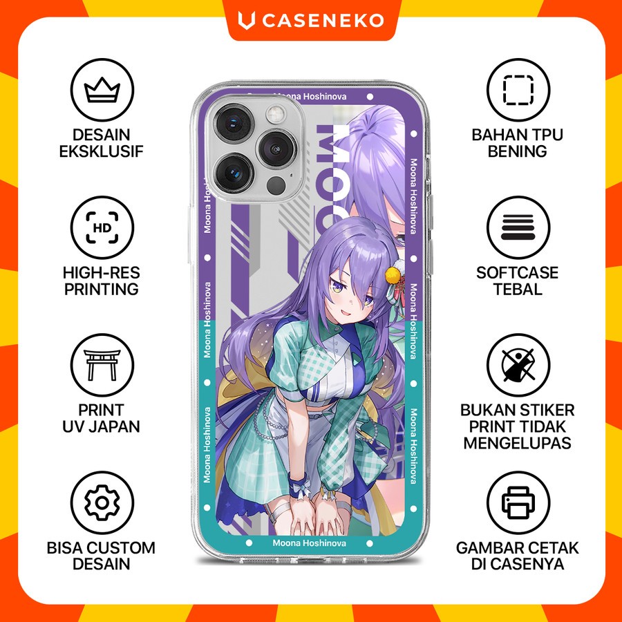 Jual Custom Casing Moona Hoshinova Hololive Indonesia ID Phone Case ...
