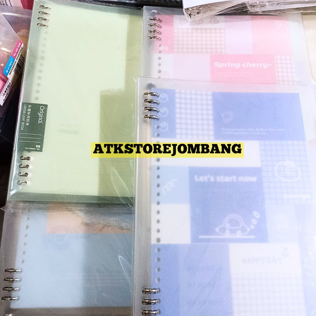 Jual Map Binder Motif Ring Besi 8 Series B5 - Binder Transparan Loose ...