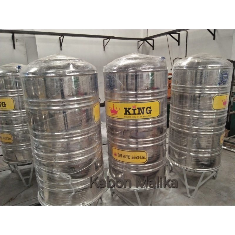 Jual King stainless steel SUS 304 tandon toren air stenlis vertical ...