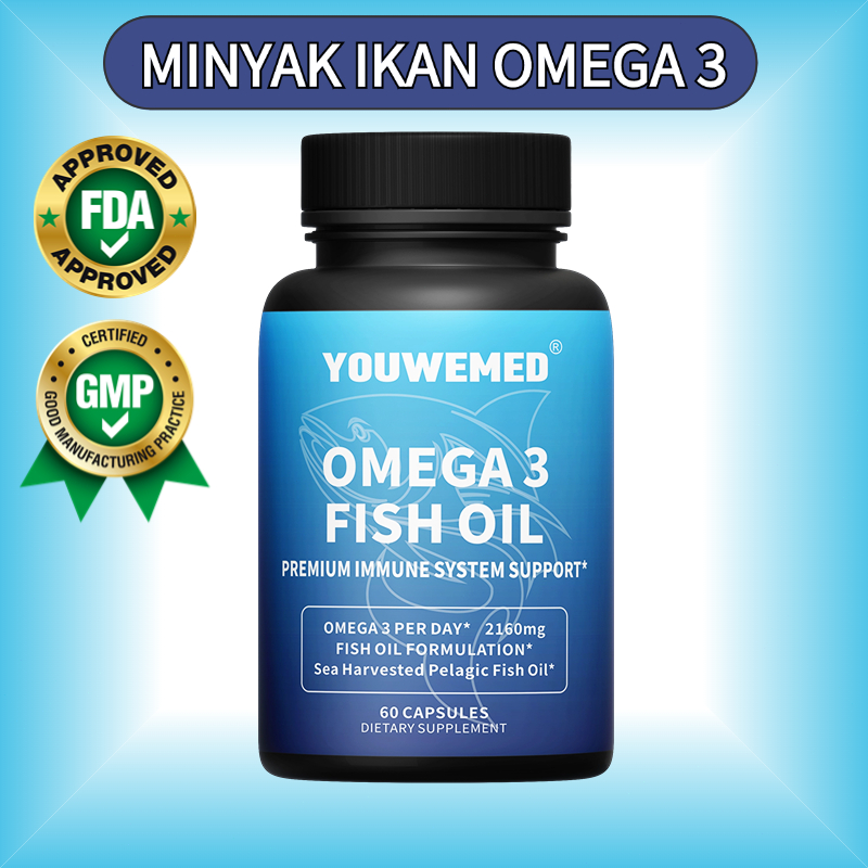 Jual Minyak Ikan Omega 3, Mendukung Fungsi Otak, Kesehatan Jantung dan ...
