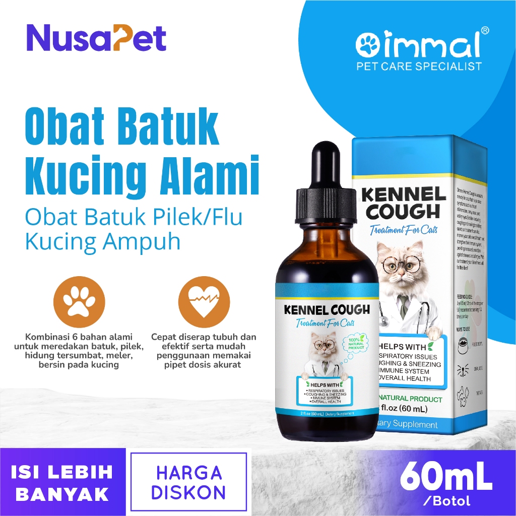Jual Obat Batuk Kucing Alami Oimmal - Obat Batuk Pilek Kucing Alami ...