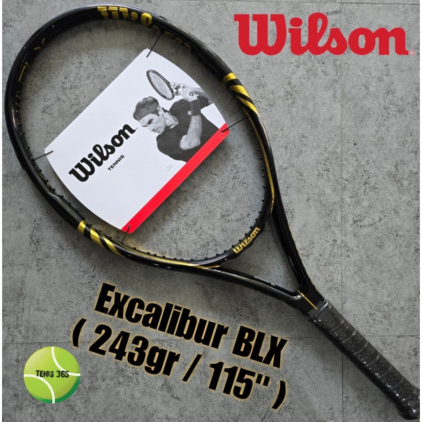 Jual Raket Tenis Wilson Excalibur BLX ( 115" / 243gr ) | Shopee Indonesia