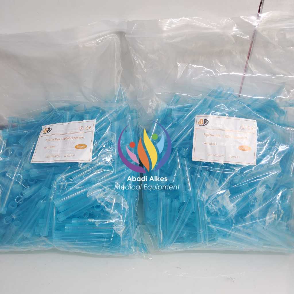 Jual BLUE TIPS EPPENDORF 100 UL ISI 500PCS | PIPET TIP 1000 UL | MERK ...