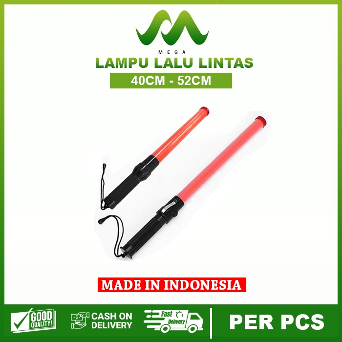 Jual Tongkat Lalin Panjang 40 Dan 52 cm Stik Parkir Lampu Parkir Senter ...