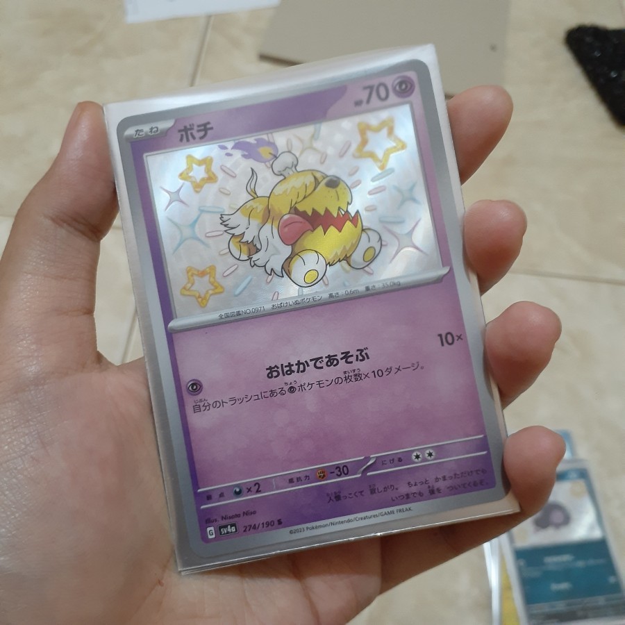 Jual Greavard Baby Shiny 274/190 S SV4A Pokemon TCG Japan Japanese JP Bahasa Jepang | Shopee ...