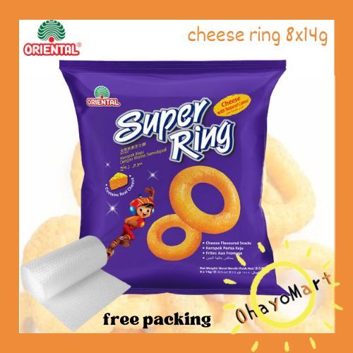 Jual Oriental Super Ring Cheese/ Cheese rings/ Kerupuk Keju/ Snack keju ...