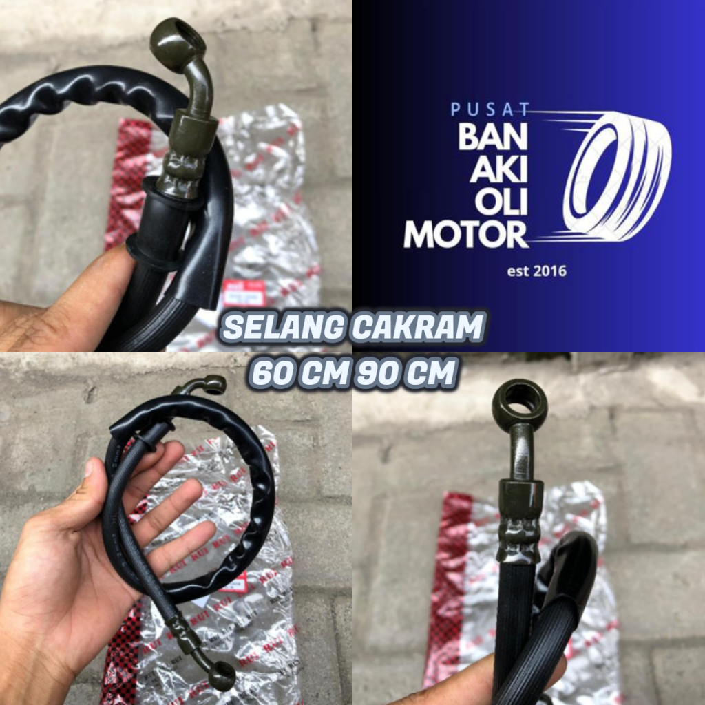 Jual SELANG KABEL CABLE OLOR CAKRAM REM CAKRAM 60CM 90 CM POLOSAN ...