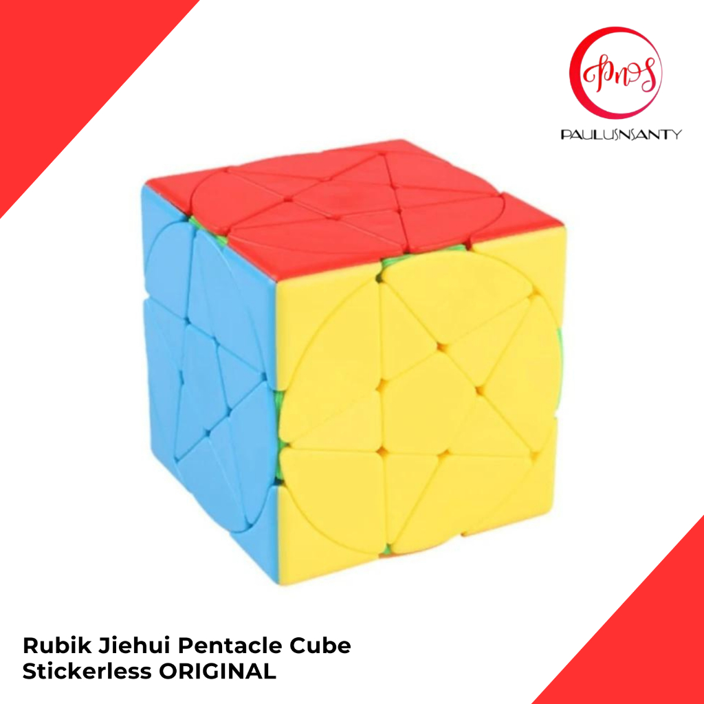 Jual Rubik Jiehui Pentacle Cube Stickerless ORIGINAL | Shopee Indonesia