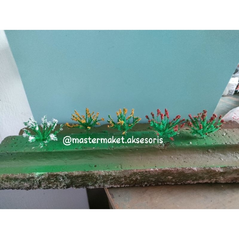 Jual Miniatur Bunga Taman Skala 1:20 (Bunga Hias / Bunga warna / Bunga ...
