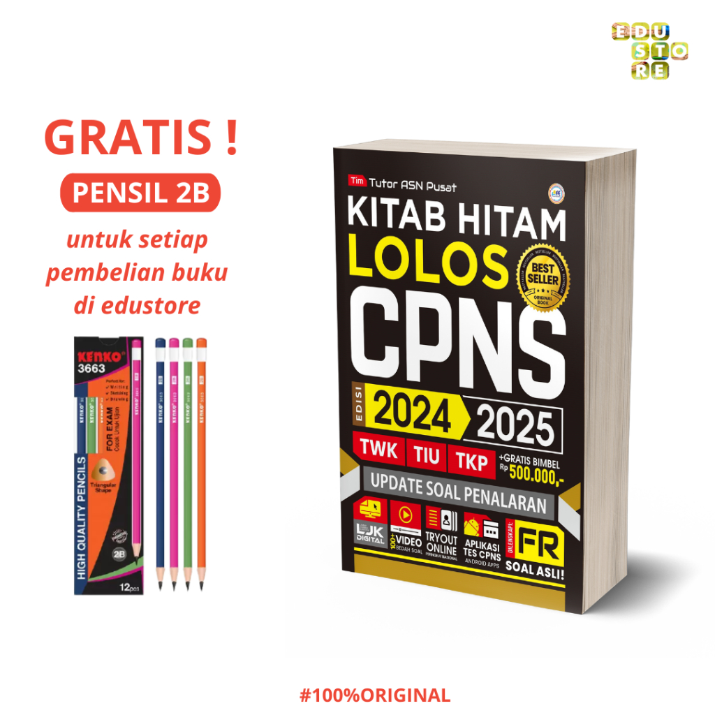 Jual Buku Kitab Hitam Lolos Cpns 2024 - Forum Edukasi | Shopee Indonesia