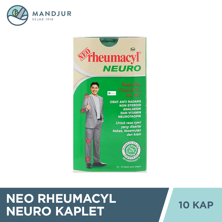 Jual Neo Rheumacyl Neuro 10 Tablet - Vitamin Neurotropik Nyeri Kram dan ...