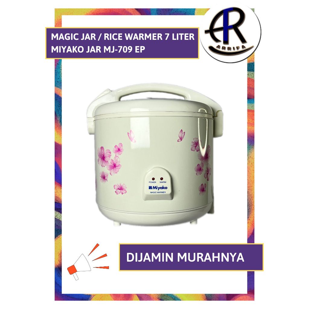 Jual Original Miyako Magic Jar Rice Warmer Penghangat ukuran 7 Liter ...