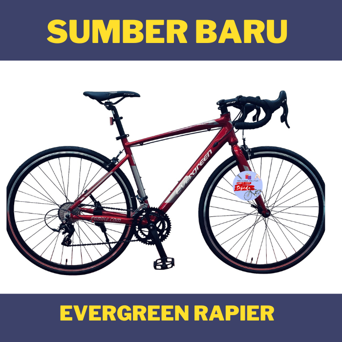 Jual Sepeda Balap RoadBike Evergreen Rapier | Shopee Indonesia