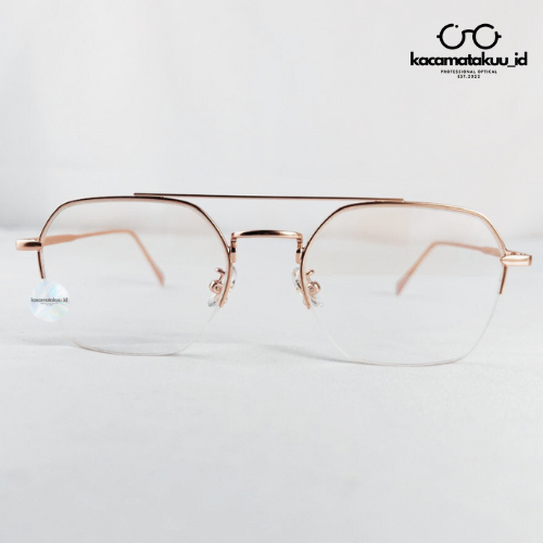 Jual KACAMATAKUU_ID Kacamata Frameless Aviator Pria Wanita Bahan Besi ...