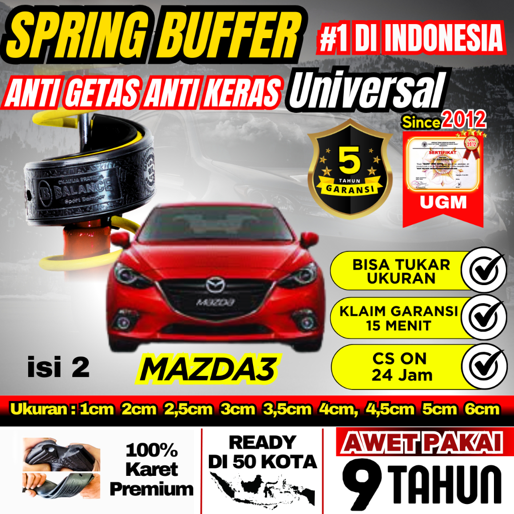 Jual SPRING BUFFER / BALANCE DAMPER Peredam Guncangan Shock Khusus ...