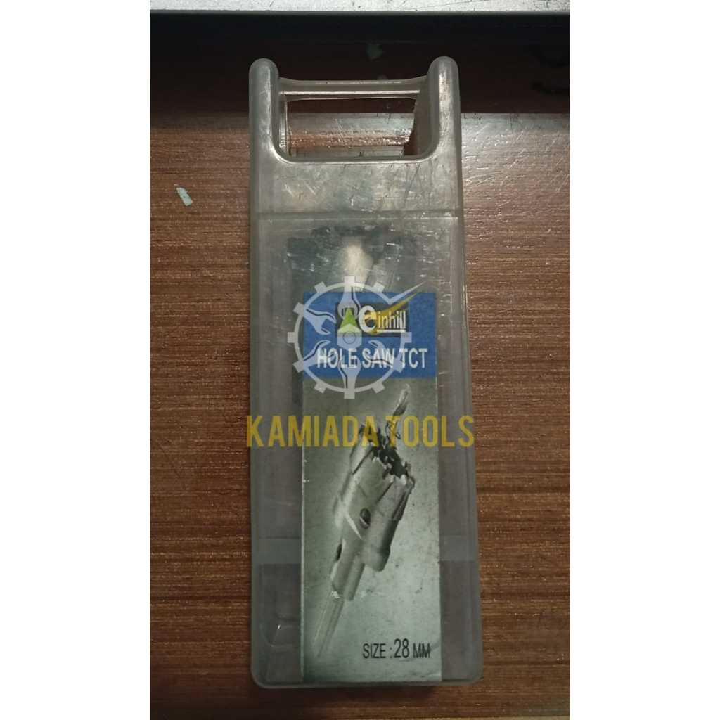 Jual Hole Saw TCT 28mm EINHIL/Holso TCT/Mata Bor Baja Untuk Lubang 28mm ...