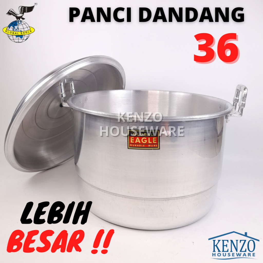 Jual Panci Kukus Langseng 30 33 36 CM Global Eagle Kukusan Dandang ...