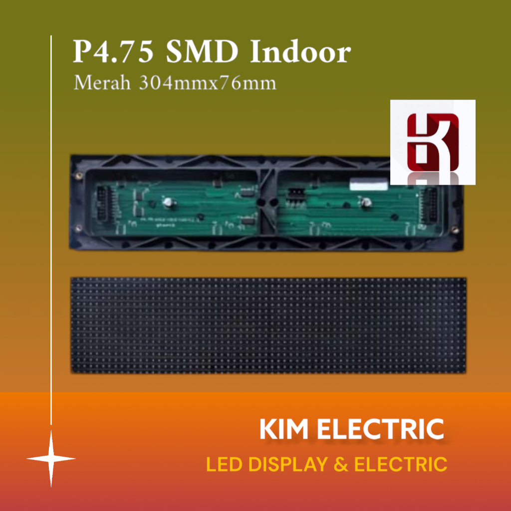 Jual Modul P4,75 (F3,75) Indoor Merah SMD | Shopee Indonesia