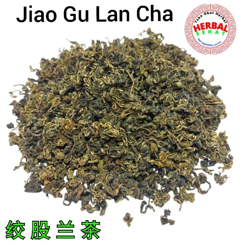 Jual Teh Jiao Gu Lan Cha - Gynostenmma Pentaphyllum Leaf Tea - Herbal ...