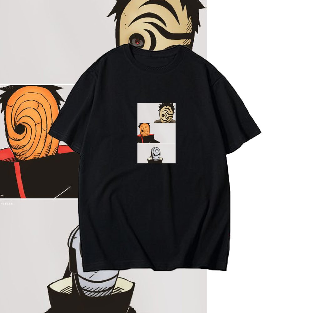 Jual Kaos Tobi Akatsuki / T-shirt Tobi Obito Naruto / Bloody Root Cloth ...