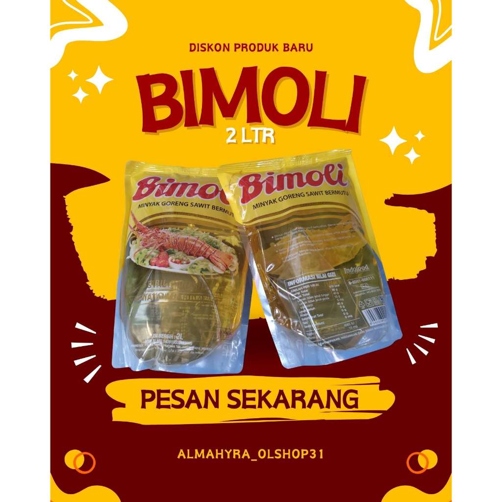 Jual BIMOLI COOKING OIL KLASIK REFILL 2 LITER | Shopee Indonesia