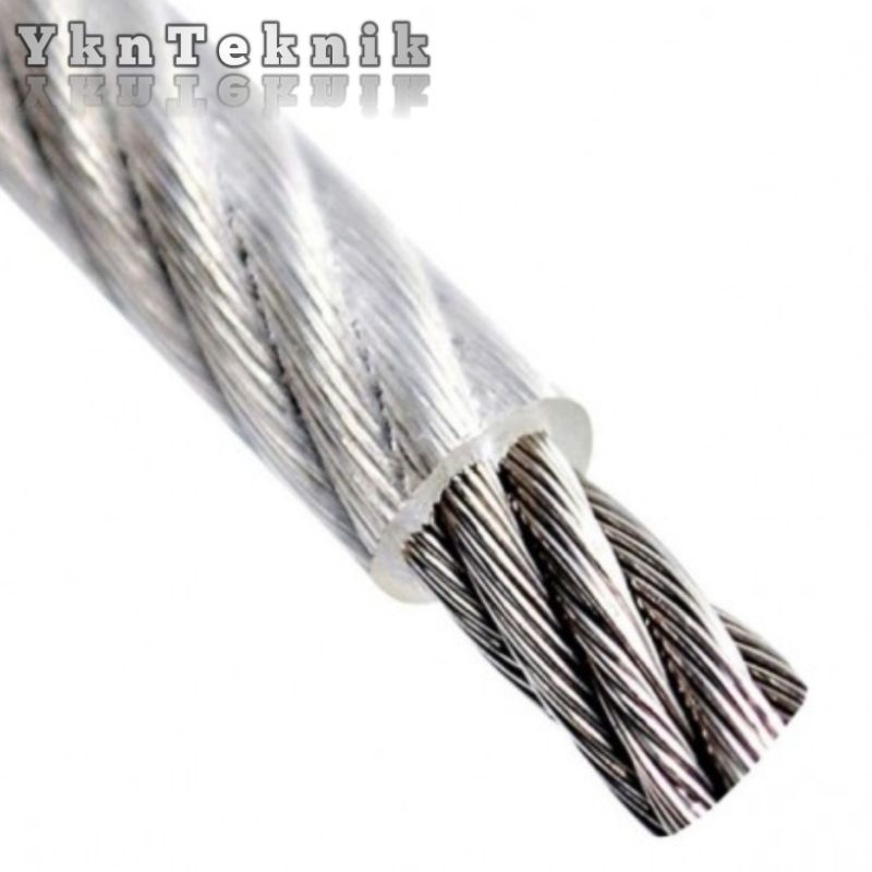 Jual Kawat Seling Baja Lapis Plastik Pvc 2 3 4 5 6 8 10 12 mm Kawat Tali Seling Baja Galvanis ...