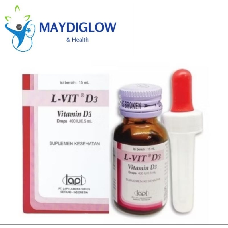 Jual L-VIT D3 DROPS 15 ML/ Vitamin D3 untuk Bayi dan Anak | Shopee Indonesia