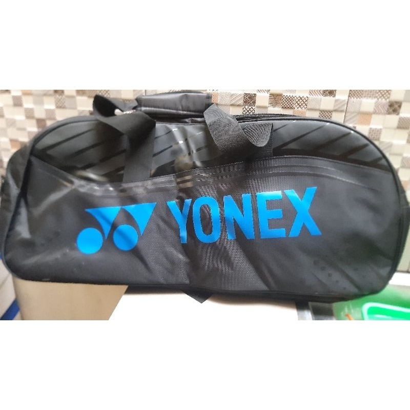 Jual Tas Badminton Yonex Black Edition 3D | Shopee Indonesia