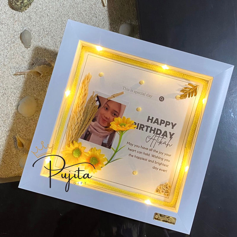 Jual Gift Hadiah Frame Bingkai 3D Wedding Graduation Anniversary birthday wisuda ulang tahun ...
