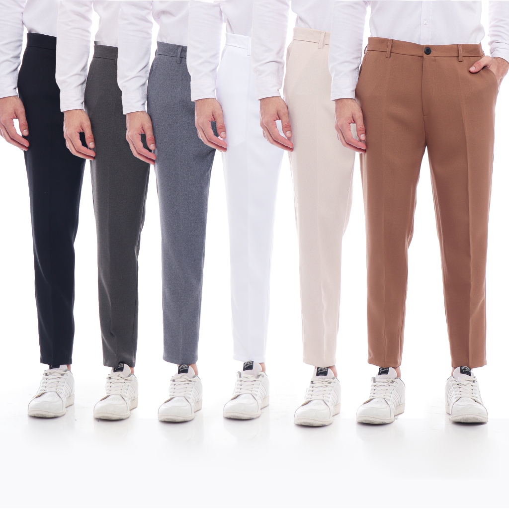Jual DZARGO - Celana Ankle Pants Pria (formal, bahan, kantor, kain ...