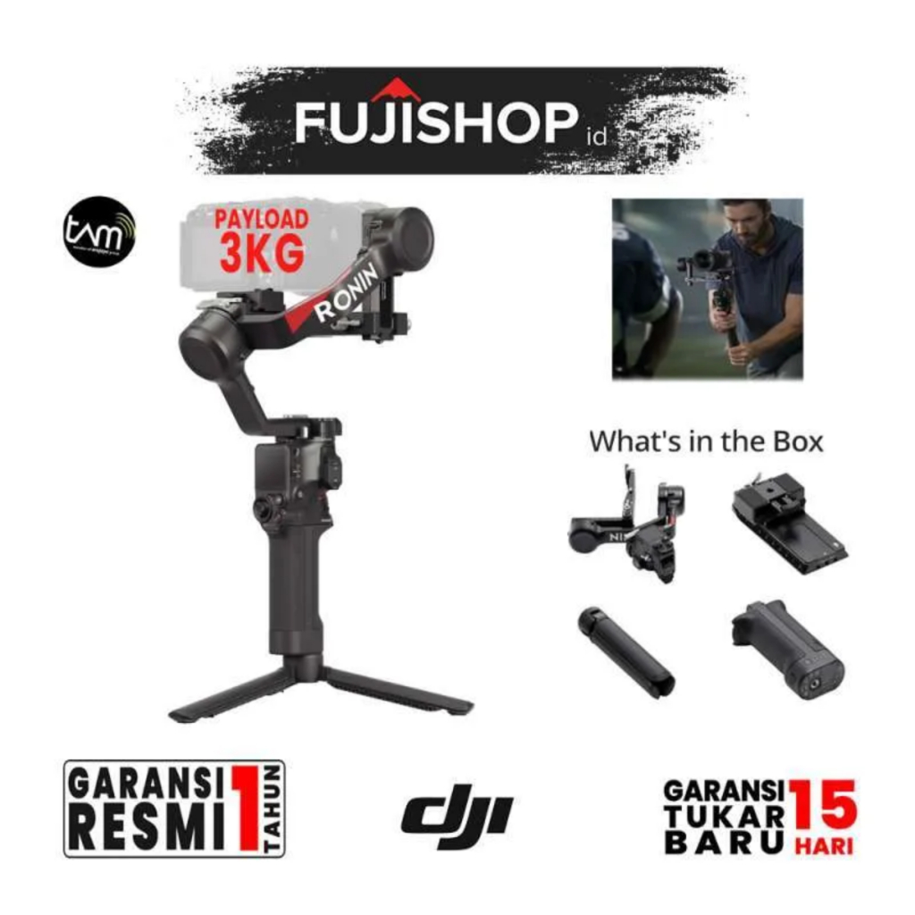 Jual DJI RS 4 Gimbal Stabilizer Kamera Garansi Resmi | Shopee Indonesia