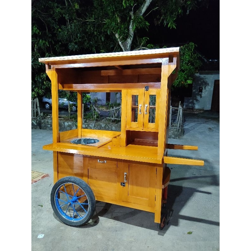 Jual Gerobak Bakso / Mie Ayam Roda 3 / Soto / Bubur | Shopee Indonesia