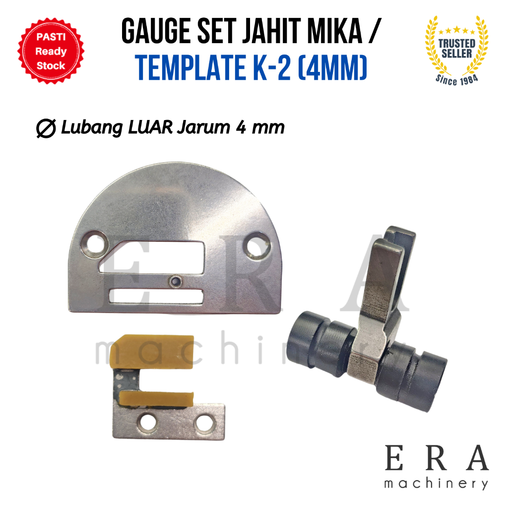 Jual Gauge Set TEMPLATE K2 getset jahit MIKA 3mm 4mm Template K-2 mesin ...