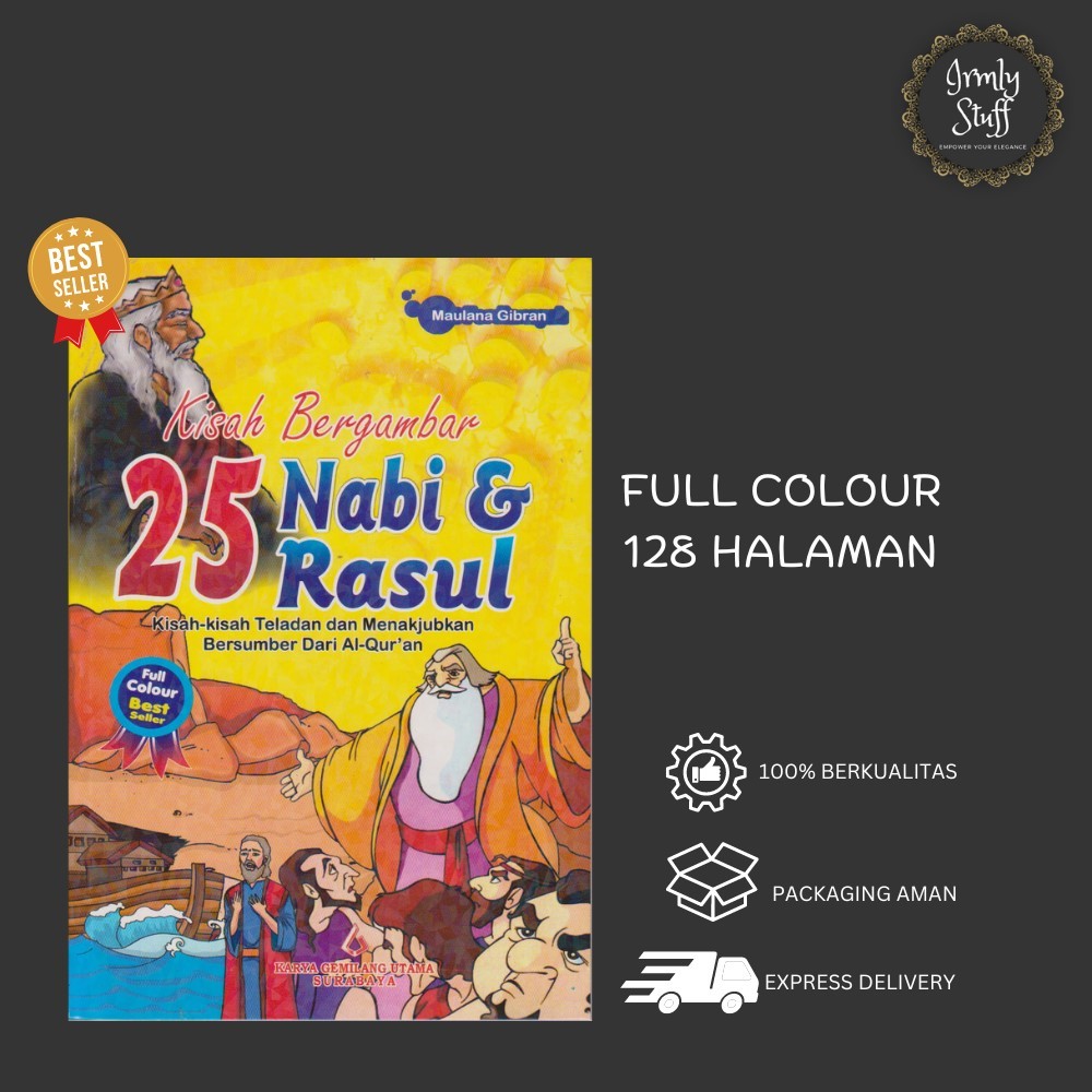 Jual kisah 25 Nabi dan Rasul Buku Cerita Bergambar Full Colour Buku Murah | Shopee Indonesia