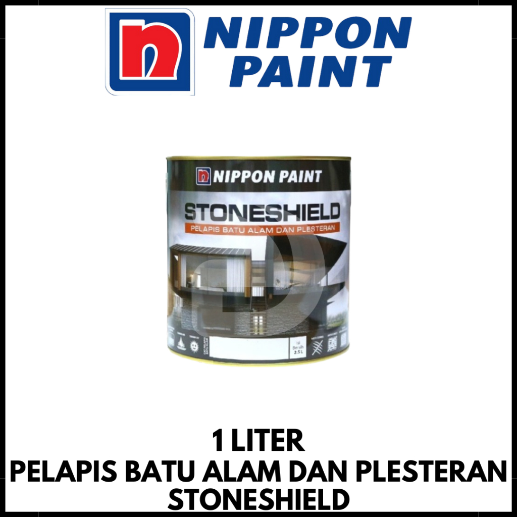 Jual Cat Pelapis Batu Alam dan Plesteran Stoneshield Kaleng 1Liter ...