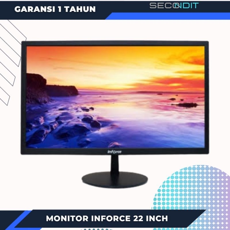 Jual INFORCE 22 INCH MONITOR LED 22" VGA HDMI SPEAKER | Shopee Indonesia