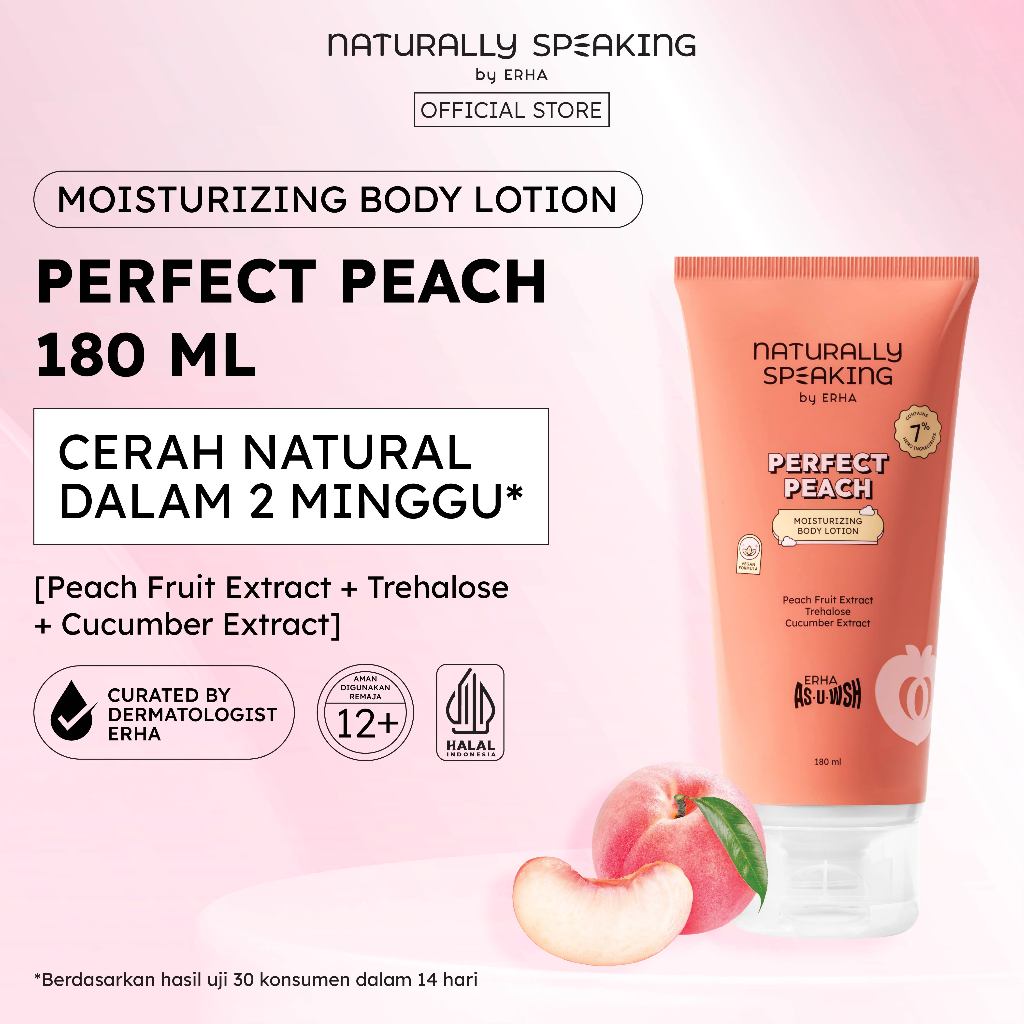Jual Naturally Speaking Perfect Peach Moisturizing Body Lotion 180 ml ...