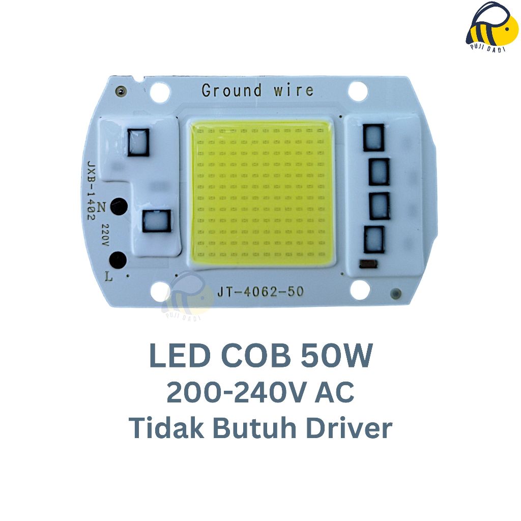 Jual LED COB AC 50W 220V Chip Lampu LED Pengganti PJU Tanpa Driver ...
