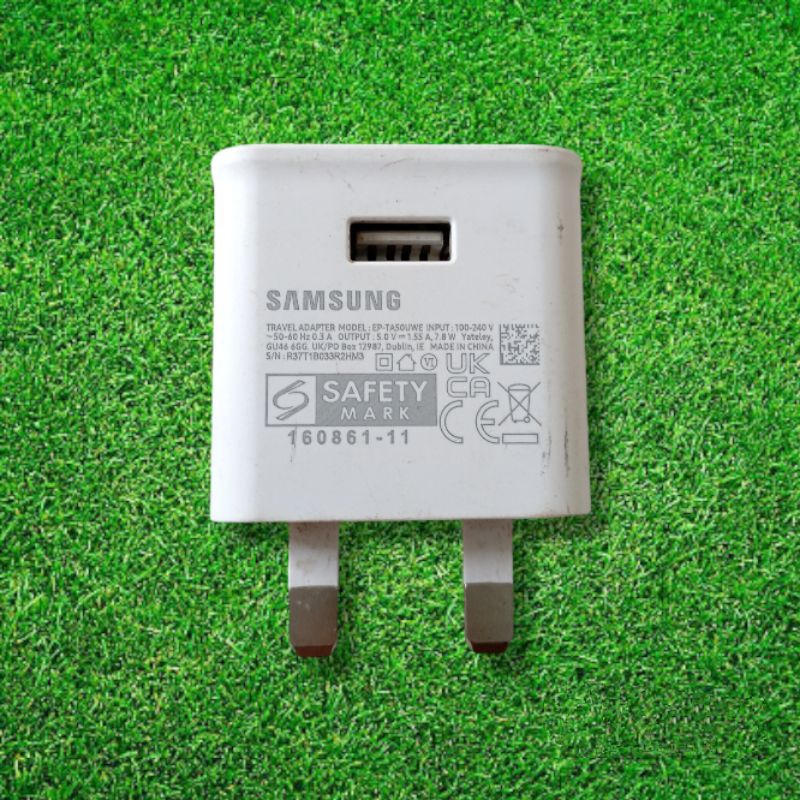 Jual Casan Travel Adaptor samsung 2A fast charging orie second kaki ...