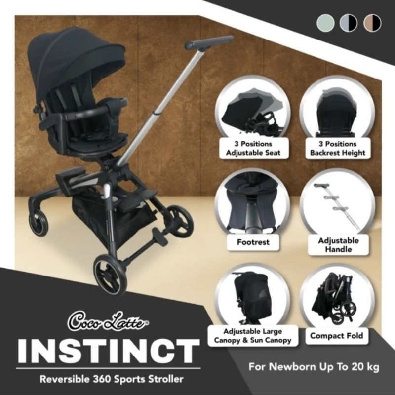Jual Stroller Cocolate Instinct Reversible Handle / Kereta Dorong Anak ...
