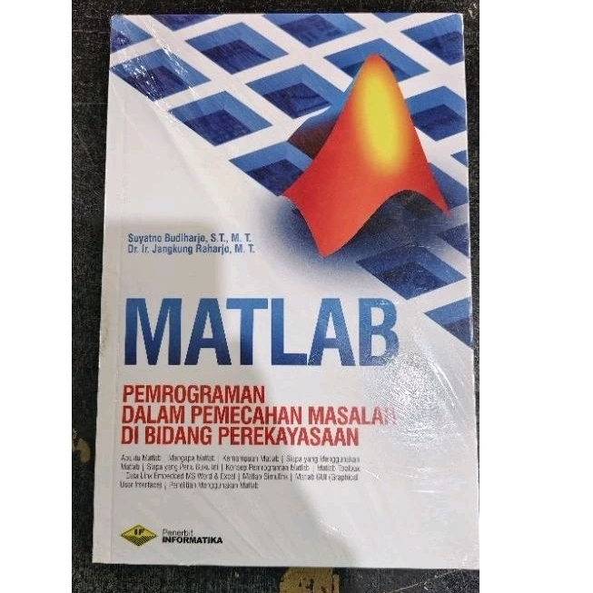 Jual BUKU MATLAB PEMOGRAMAN DALAM PEMECAHAN MASALAH DI BIDANG ...