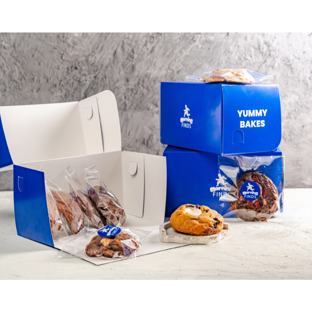 Jual Morning Finds - Box of 8 Mix Varian Soft Baked Cookies Premium ...